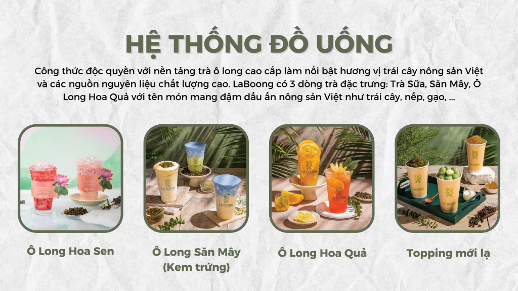 Menu – Trà ô long làng La Boong