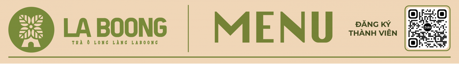 Menu – Trà ô long làng La Boong